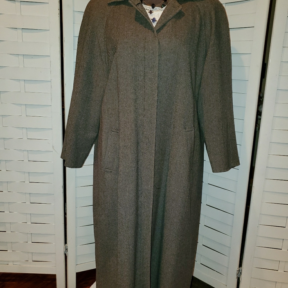 Pendleton Vintage Tweed Long Coat Women's Size 12 - Gem